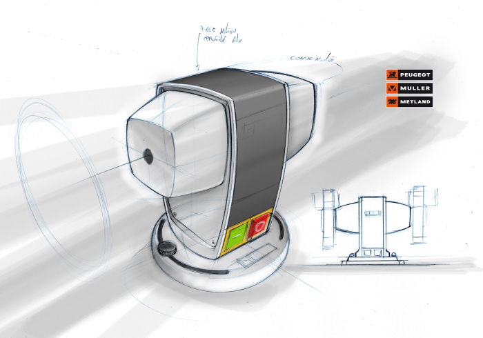 Samples of sketchs and 2D rendering by Nocliché Design at Coroflot.com