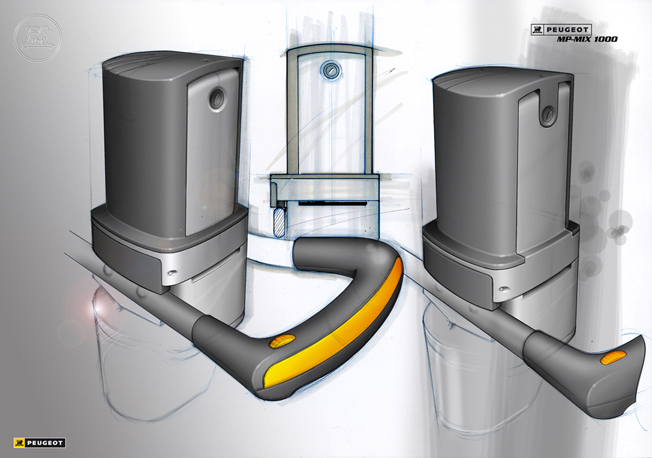 Samples of sketchs and 2D rendering by Nocliché Design at Coroflot.com