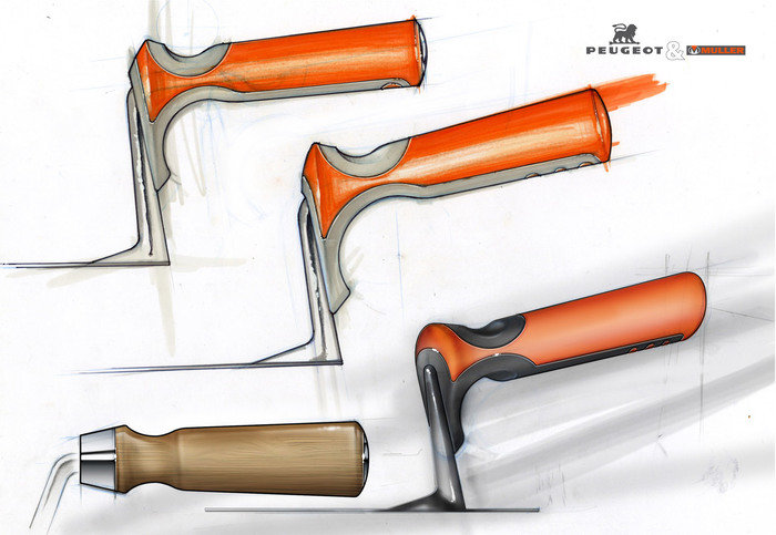 Samples of sketchs and 2D rendering by Nocliché Design at Coroflot.com