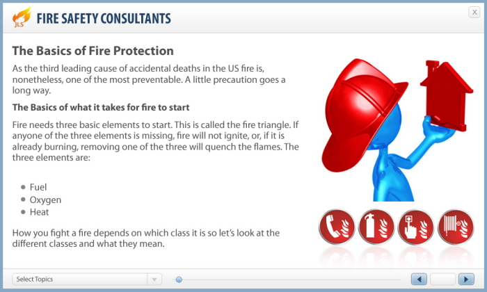 Fire Safety – E-Learning UX/UI Design by Madhu Barathi at Coroflot.com