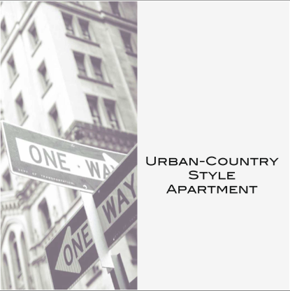 Urban- country style apartment by Laurence Meyer at Coroflot.com