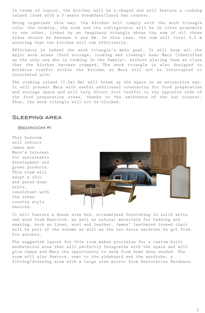 Urban- country style apartment by Laurence Meyer at Coroflot.com