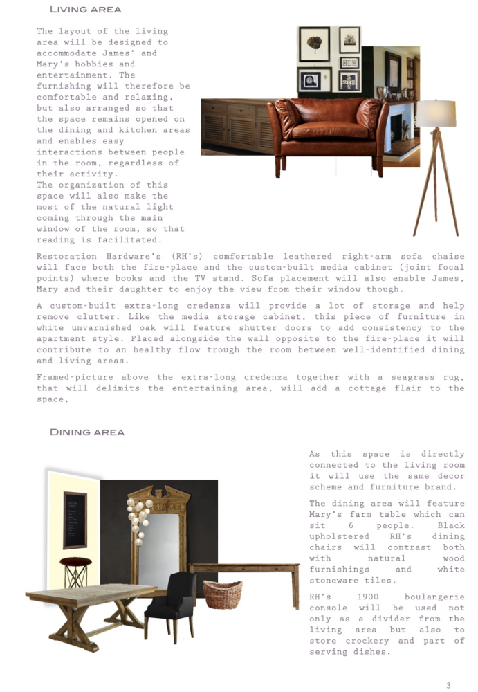 Urban- country style apartment by Laurence Meyer at Coroflot.com