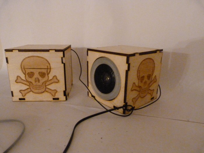 Laser-cut speakers by Matias Rinne at Coroflot.com