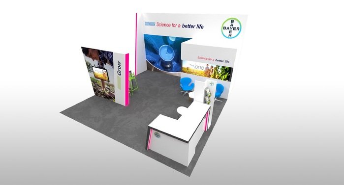 Modular Bayer CropScience Booth by Rebecca Scott at Coroflot.com