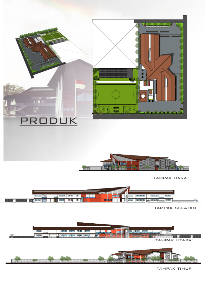 Perancangan Arsitektur 3 "sekolah smp&sma BSB by Ageng Piandel at ...