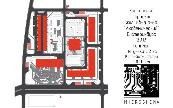 The concept of architecture of microdistrict "Academic" by Yulia ...