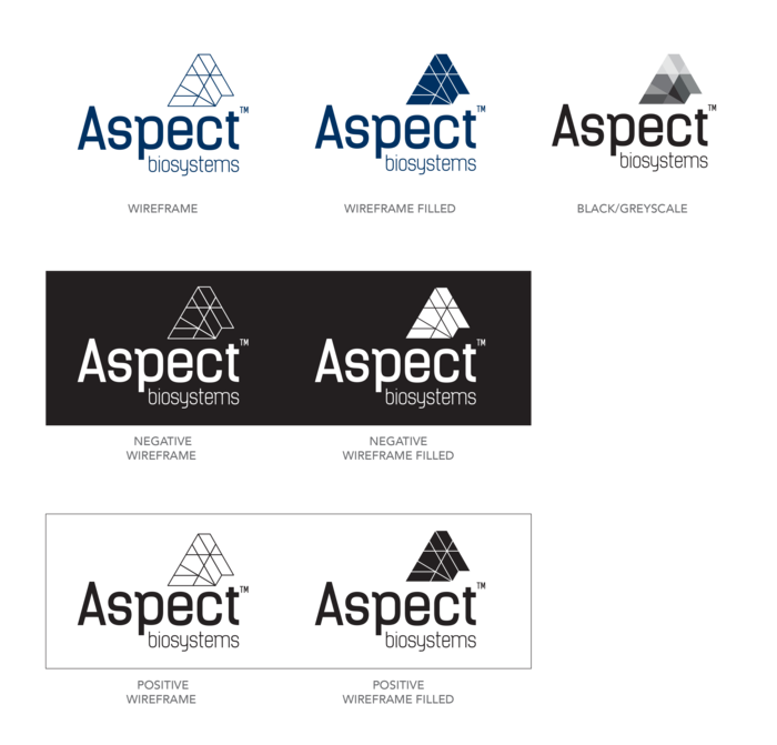 Aspect Biosystems | Brand Identity by Lisa Wadsworth at Coroflot.com