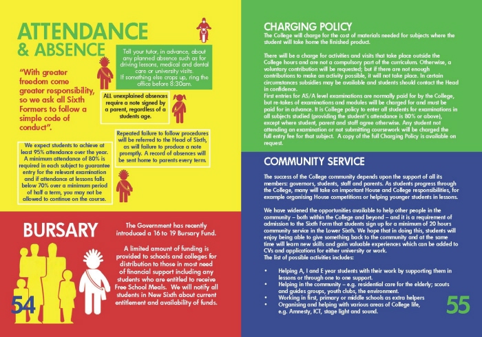 Freman College Sixth Form Prospectus by Chris Allan at Coroflot.com