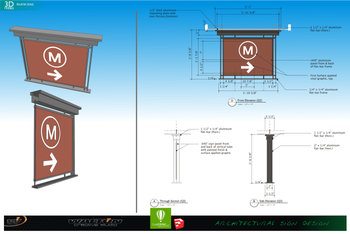 3D Sign Models & Sign Design by Jim Walton at Coroflot.com