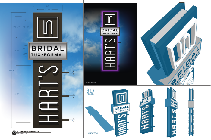 3D Sign Models & Sign Design by Jim Walton at Coroflot.com