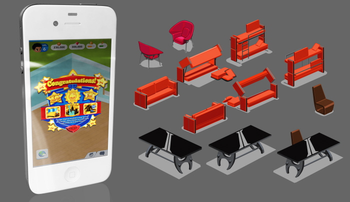 An upload by b milly on Coroflot: to the project mobile game UI design