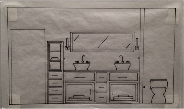 Hand Drafting by Victoria Smeltzer, Allied ASID at Coroflot.com