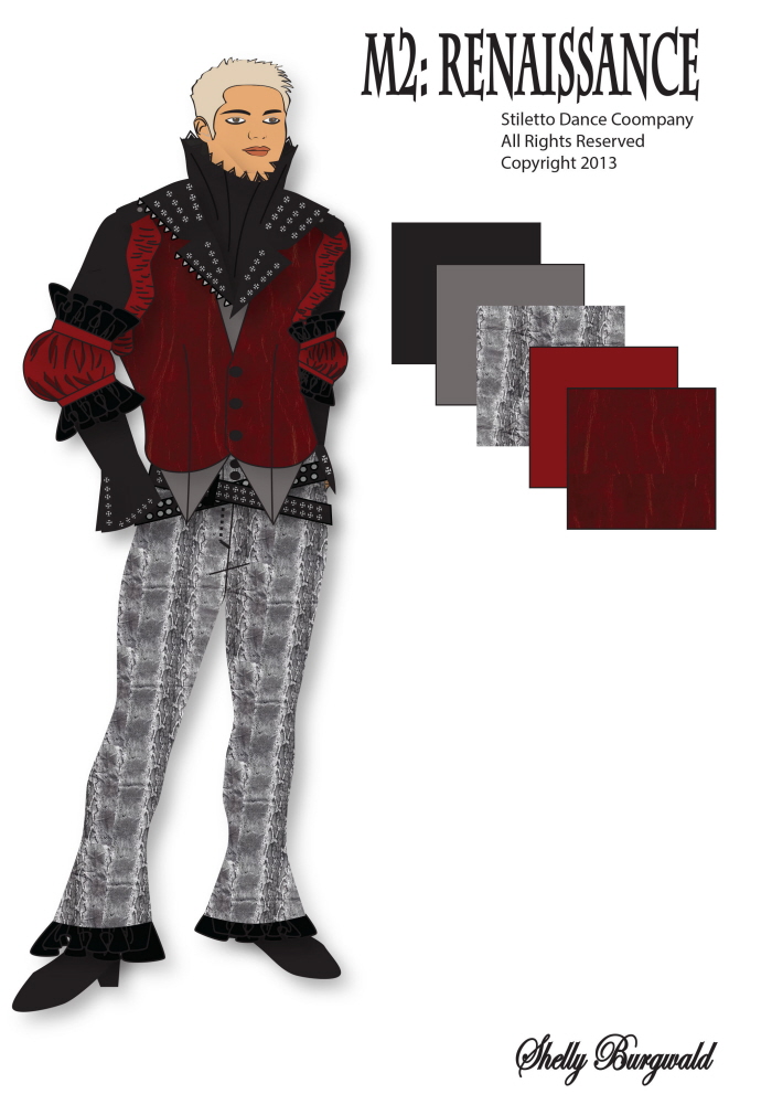 Stiletto and Marcea Costume Design by Shelly Burgwald at Coroflot.com