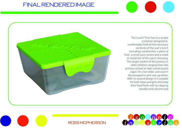 Lunch Box by Ross McPherson at Coroflot.com