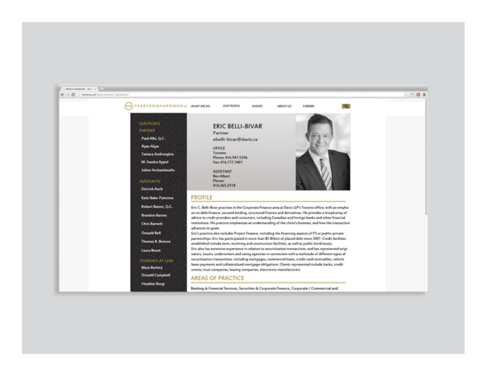 Pearson&Hardman Law Firm Branding Identity by YING YAO at Coroflot.com