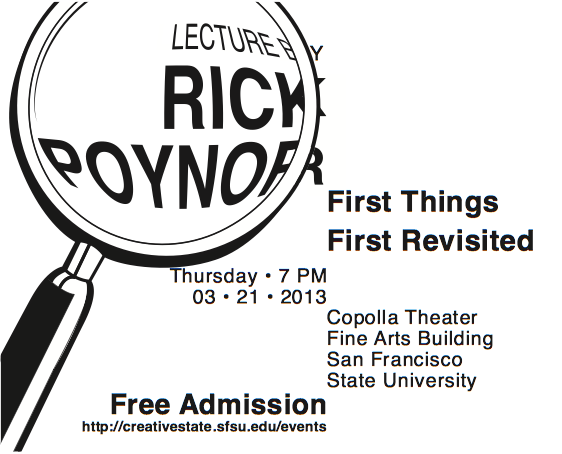 Rick Poynor Poster by Jimmique Parsons at Coroflot.com