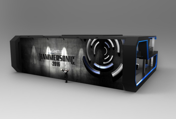 Magnum magnitude Booth Design by ceffie setiyawan at Coroflot.com