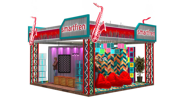Smartfren Booth PRJ by Syamsul Rizal at Coroflot.com