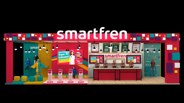 Smartfren Booth PRJ by Syamsul Rizal at Coroflot.com
