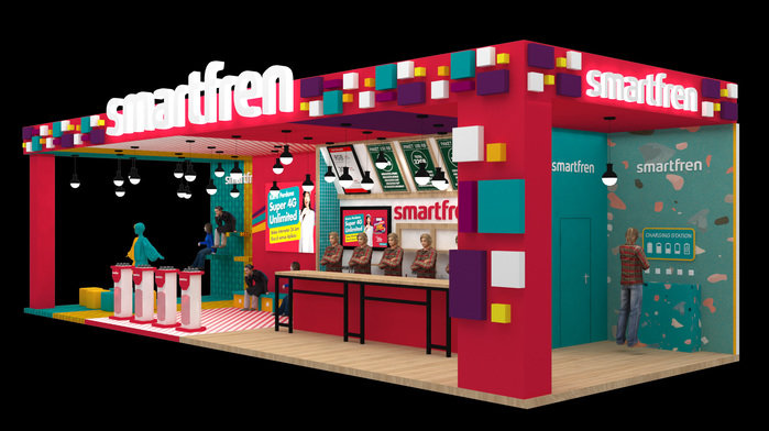 Smartfren Booth PRJ by Syamsul Rizal at Coroflot.com