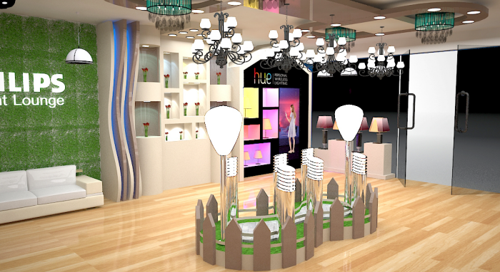 Philips lighting Store design by Mahesh Bisht at Coroflot.com
