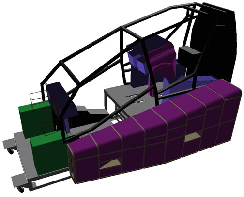 Apache AH-64 helicopter flight simulator by Phillip Yonfa at Coroflot.com