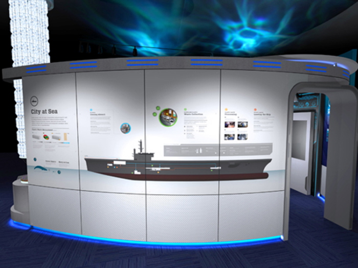 U.S. Navy Fleet Forces Command exhibit by Phillip Yonfa at Coroflot.com