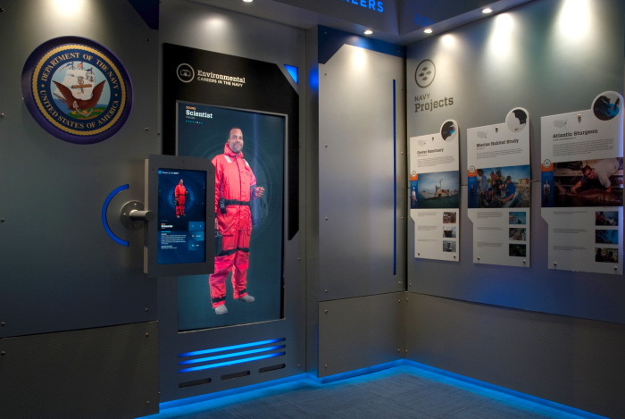 U.S. Navy Fleet Forces Command exhibit by Phillip Yonfa at Coroflot.com