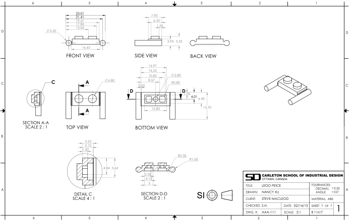Solidworks Lego Race Car by Nancy Xu at Coroflot.com