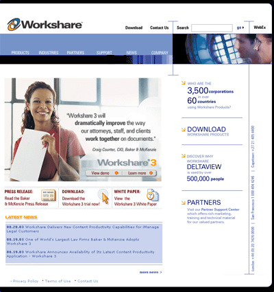 Workshare - Corporate Identity and UX Design by Valerie Hunter at ...