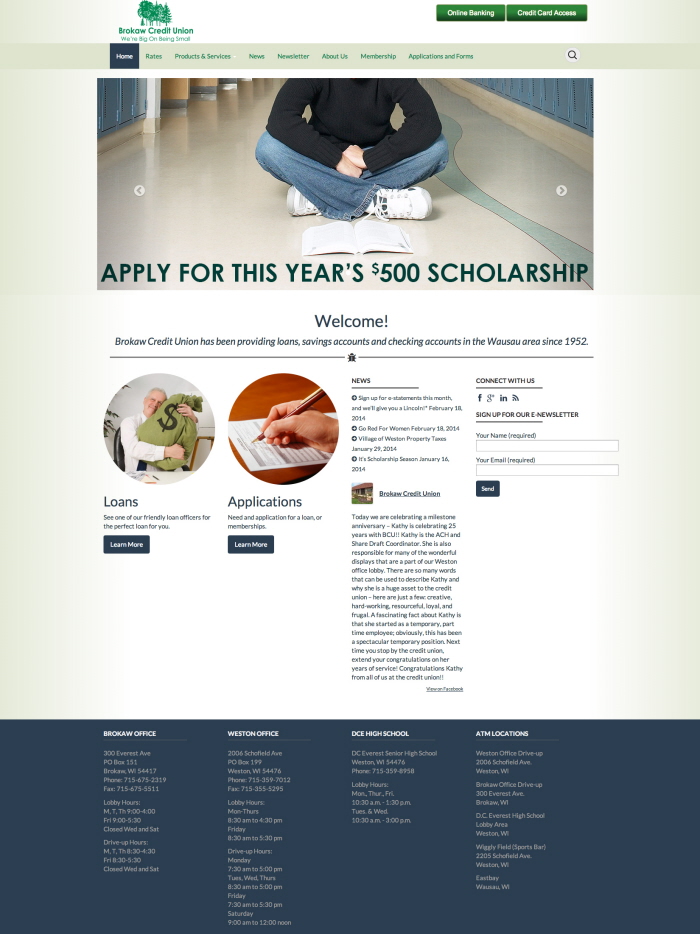 An upload by Rainy Day Worzella on Coroflot: to the project Marketing Collateral for Brokaw ...