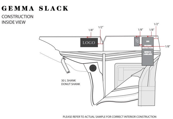 Technical Package Examples by Gemma Slack at Coroflot.com