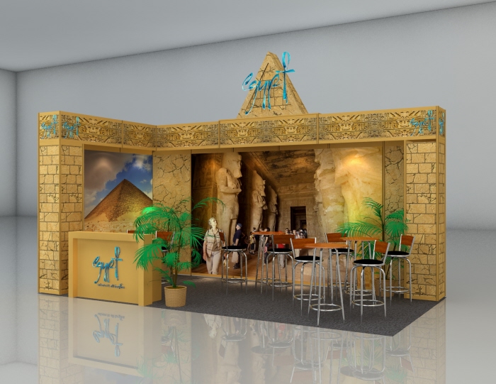 Egypt Booth @ Philippine Travel Tour Expo by Richard Gemaguim at Coroflot.com