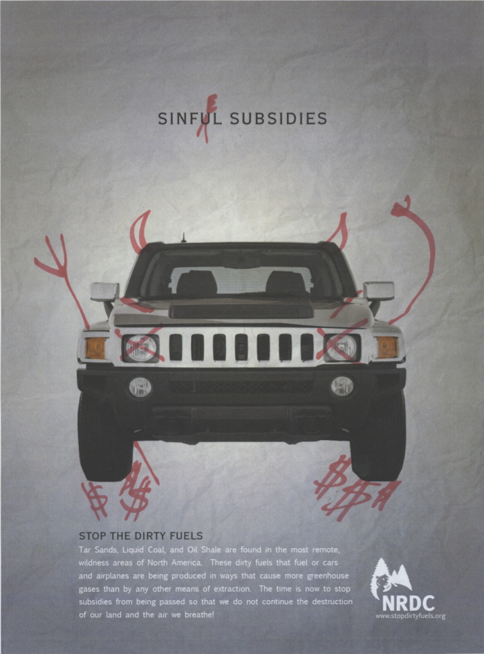 Dirty Fuel Ad Campaign by Leslie Kochis at Coroflot.com
