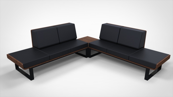 Mies Corner Office Seating by Dan Hawbecker at Coroflot.com