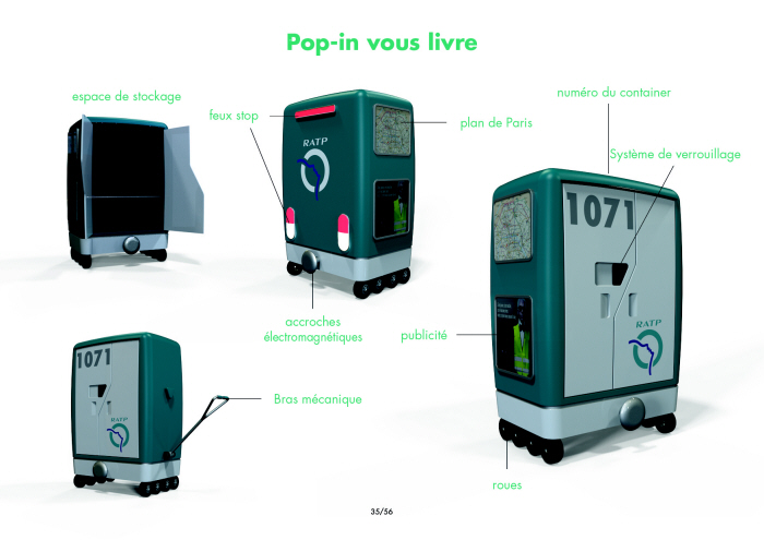 Autonomous public transport for RATP by Arthur Mathon at Coroflot.com