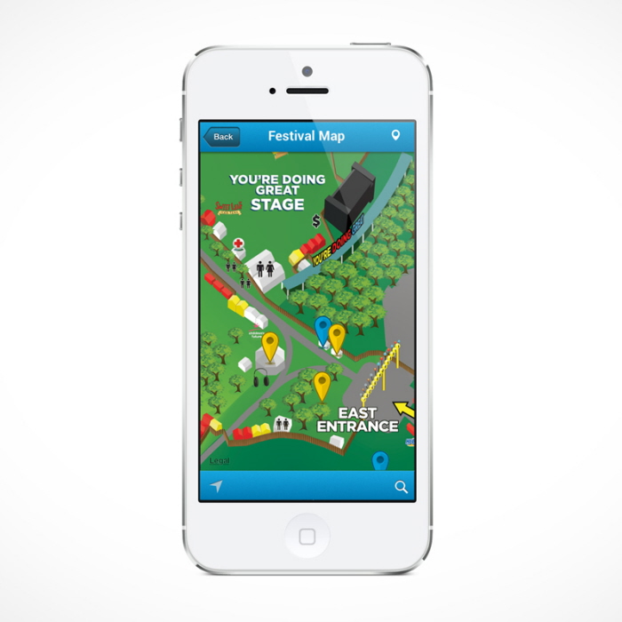 Governors Ball 2013 Festival Map by Rob Royall at Coroflot.com