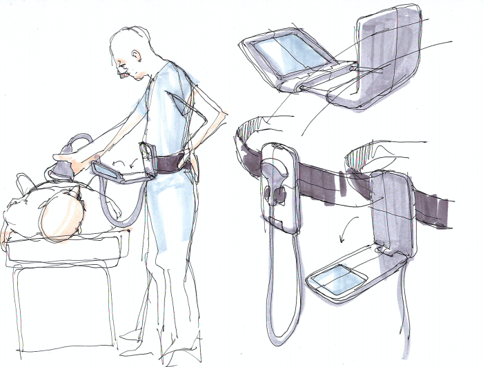 wearable product sketch development by Ronald Lytel at Coroflot.com