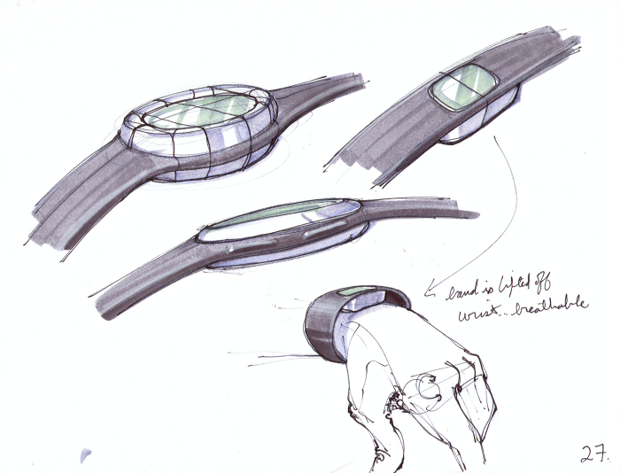 wearable product sketch development by Ronald Lytel at Coroflot.com