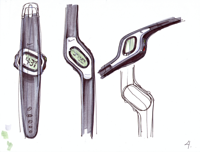wearable product sketch development by Ronald Lytel at Coroflot.com