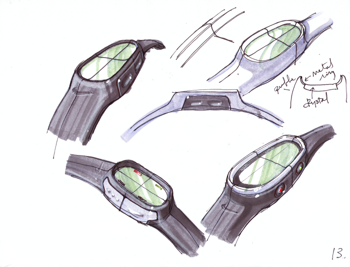 wearable product sketch development by Ronald Lytel at Coroflot.com