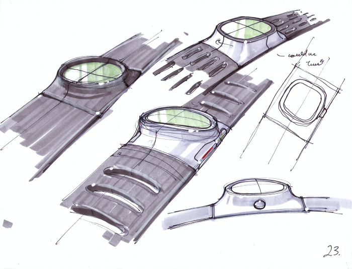 wearable product sketch development by Ronald Lytel at Coroflot.com
