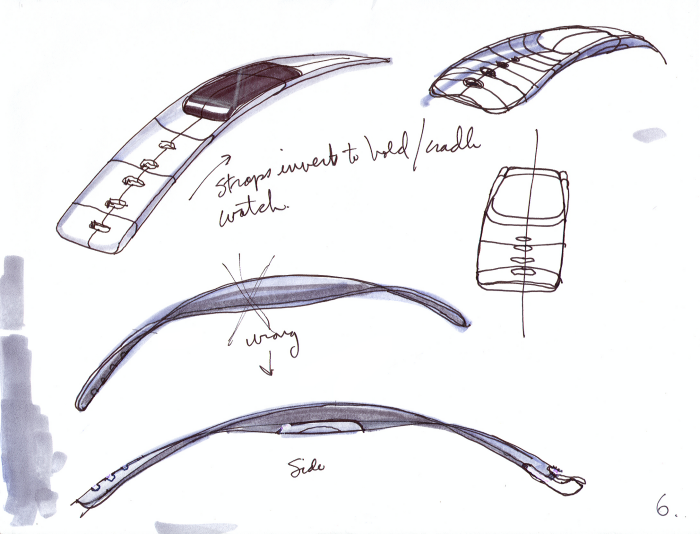 wearable product sketch development by Ronald Lytel at Coroflot.com