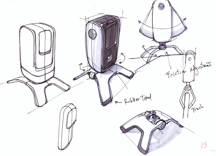 consumer electronic sketch development by Ronald Lytel at Coroflot.com