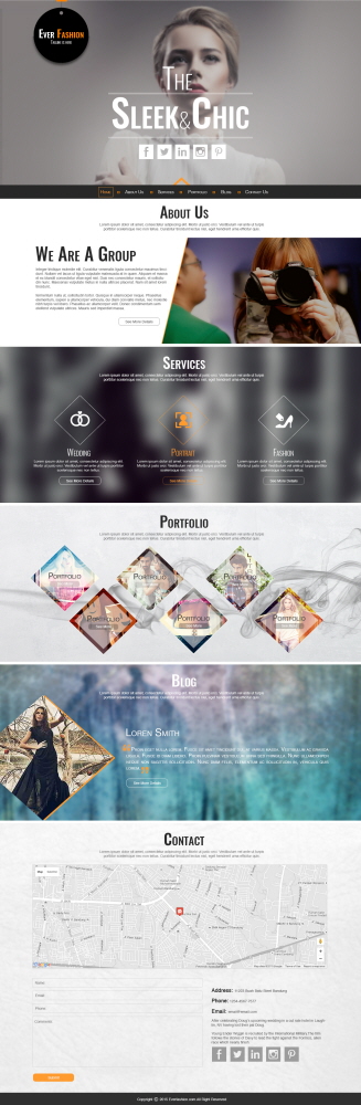 An upload by Syed Arhaan on Coroflot: to the project web design