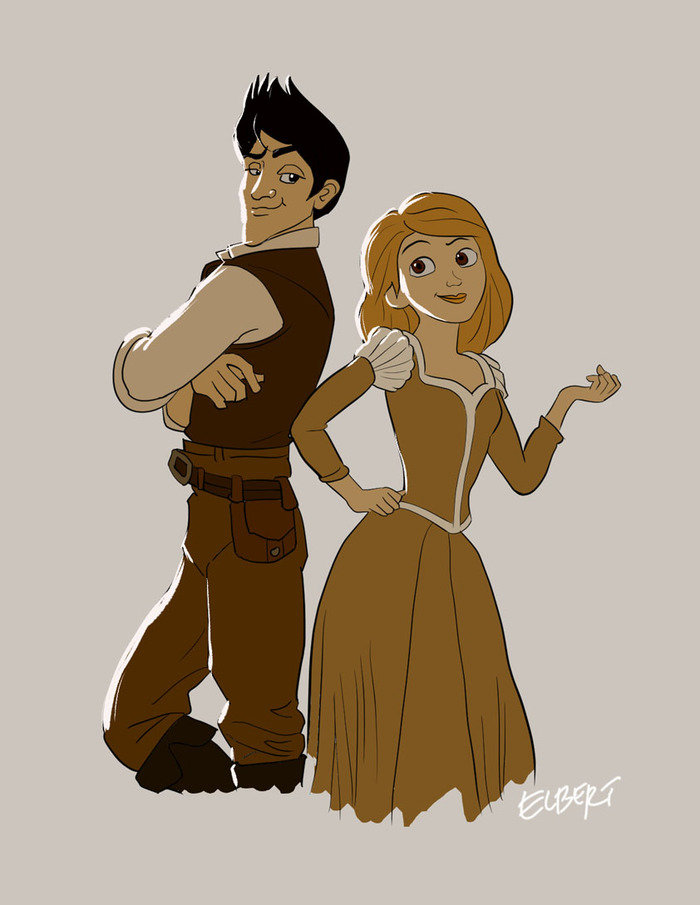 Disney Style Illustration by Elbert Raquepo at Coroflot.com