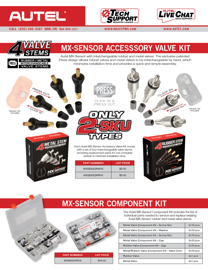 MX-Sensor Interchangeable Valve Stem Sales Flyer by Daniel Bemiss at ...