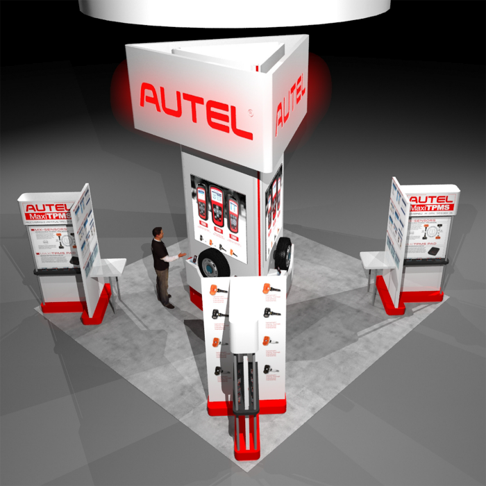 SEMA Event Booth design by Daniel Bemiss at Coroflot.com