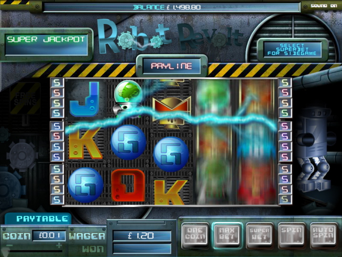 Slot Machine - Robot Revolt by Richard Katynski at Coroflot.com